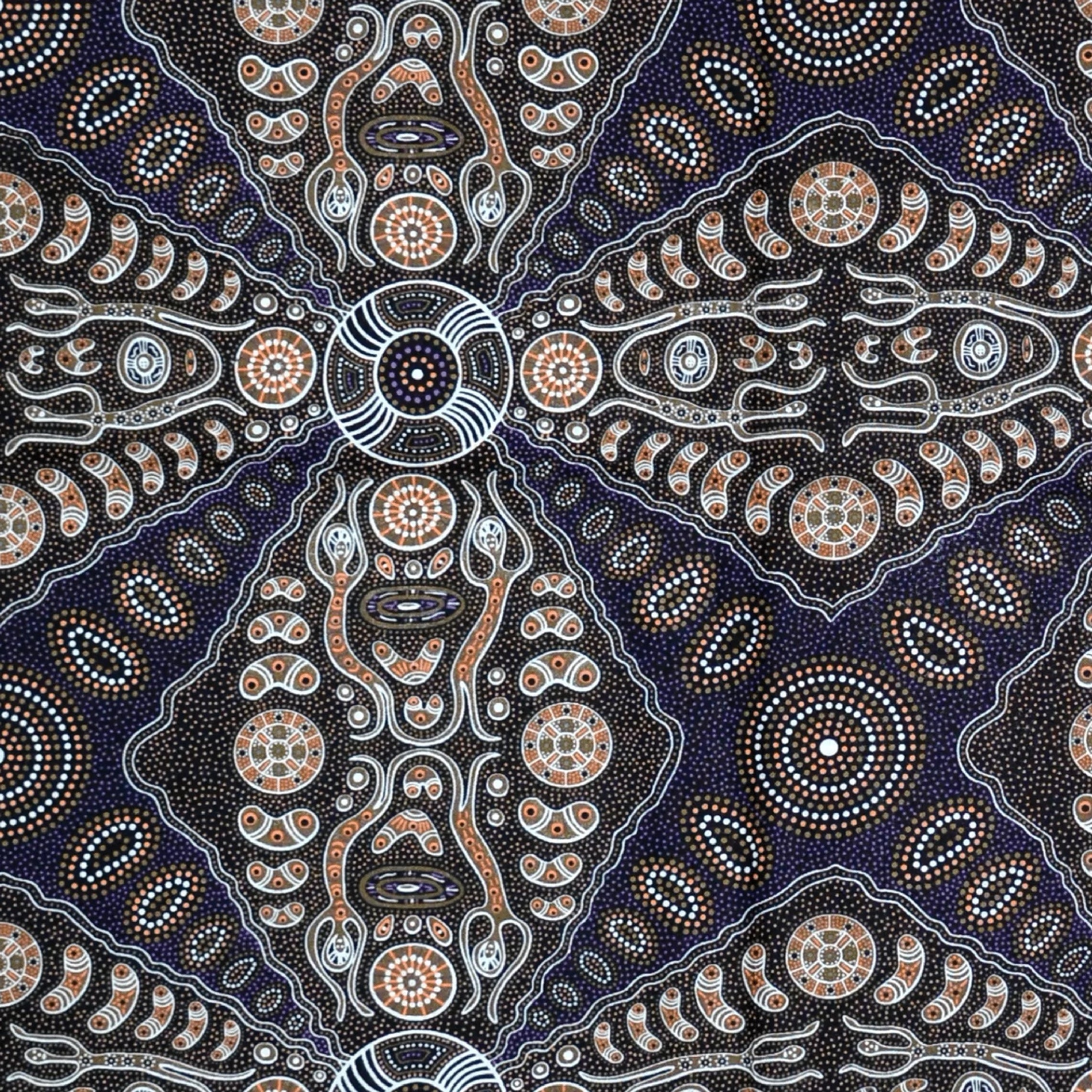 AUSTRALIAN Spirit People 2 purple – 3 Aunts Quilt Shop
