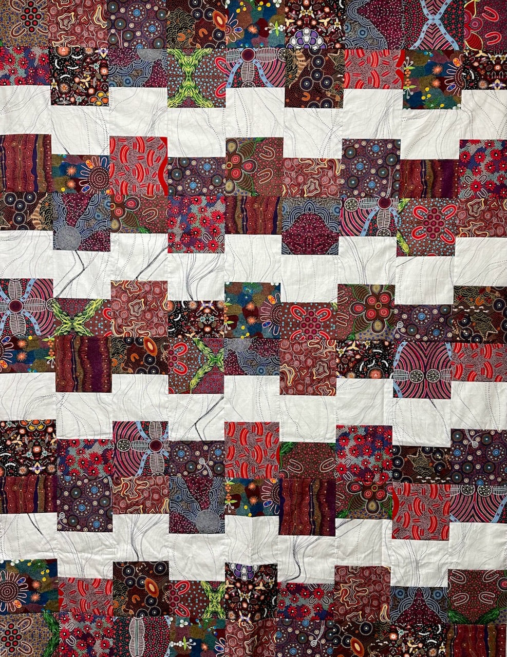 CLOUD NINE Australian red 54"x72" – 3 Aunts Quilt Shop
